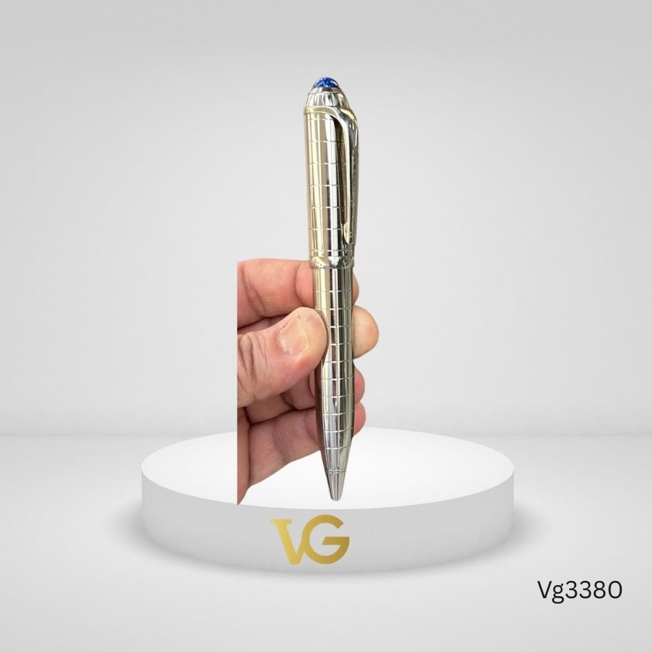 Verna Gabbana Moroccan Pasha Silver Striped Pen